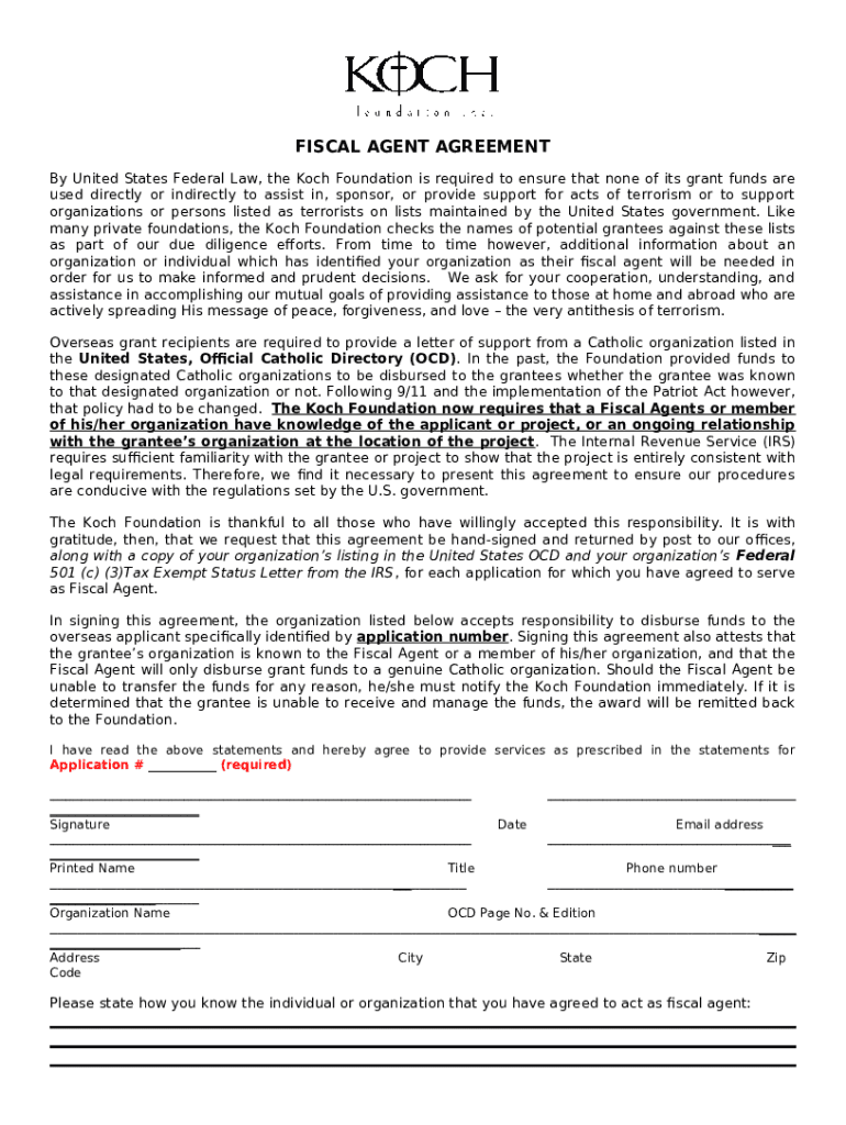 Fiscal Agent: What it is, How it Works, Alternatives Doc Template ...