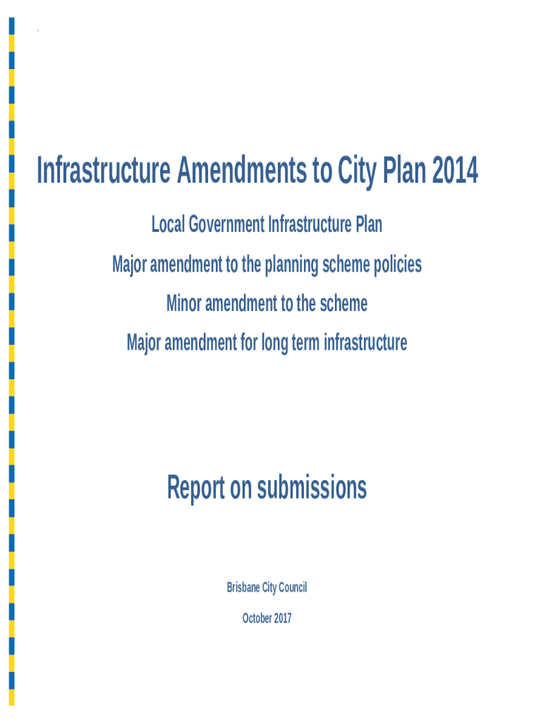 Details of Minor and Administrative Amendment 7 to City Plan Doc Template | pdfFiller