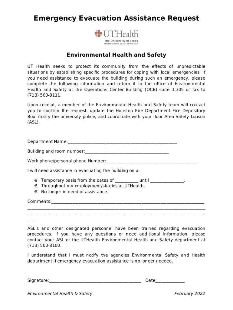 Area Safety Liason - Occupational Safety and Fire Prevention Doc ...