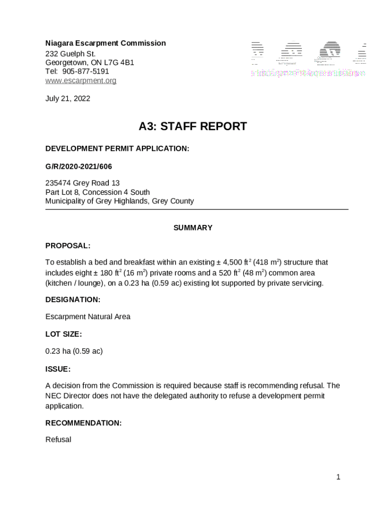 a3: addendum staff report Doc Template | pdfFiller