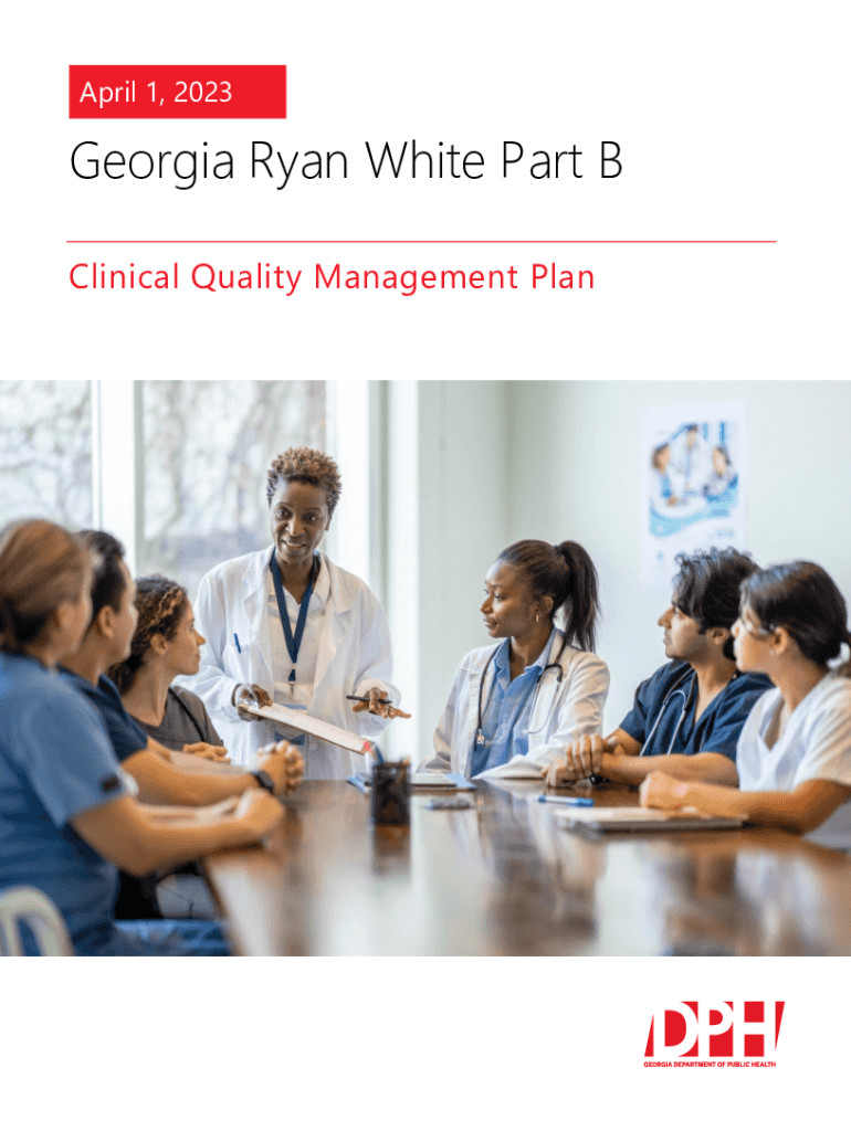 Fillable Online Georgia Ryan White Part B, Clinical Quality Management ...