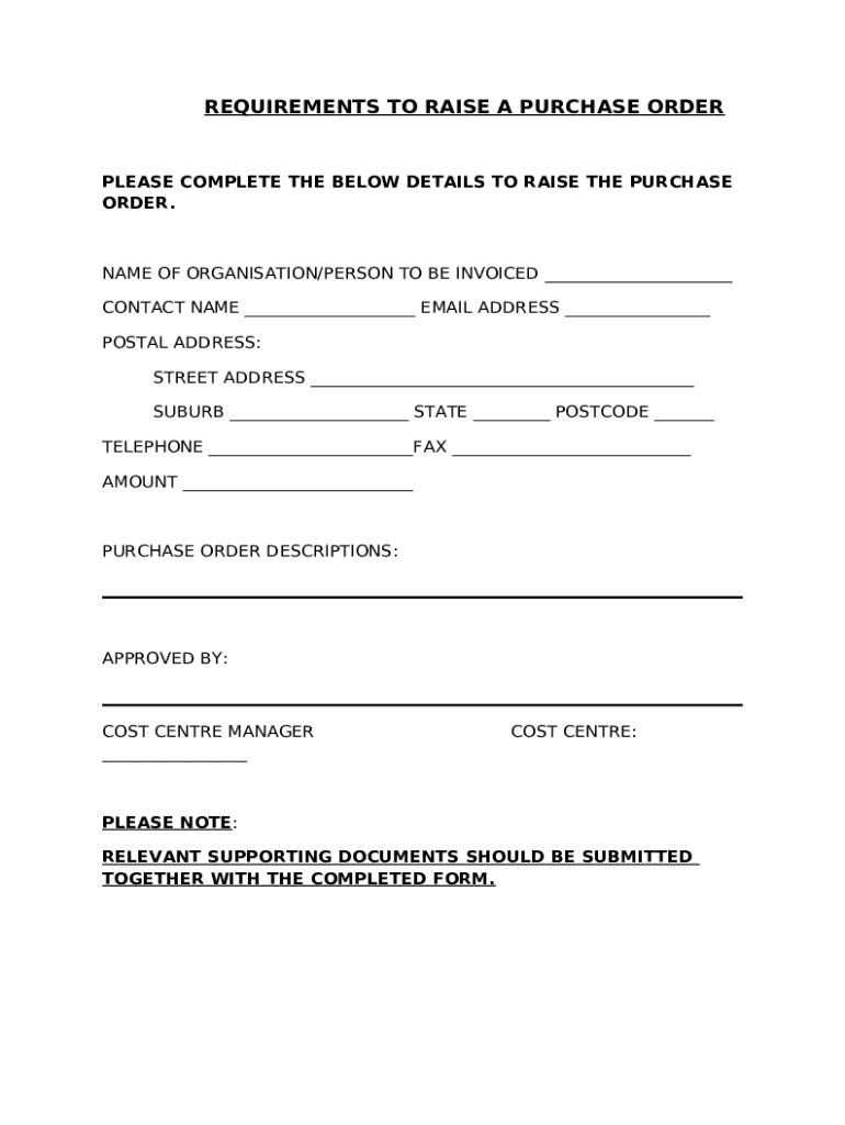 How to Create a Purchase Order (Example + Template) Doc Template ...