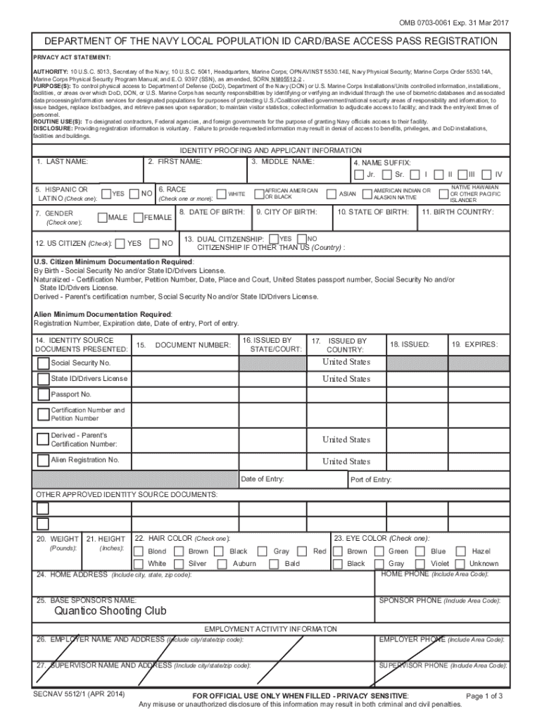 Fillable Online 0703-0061Privacy Review and SSN Justification Form Fax ...