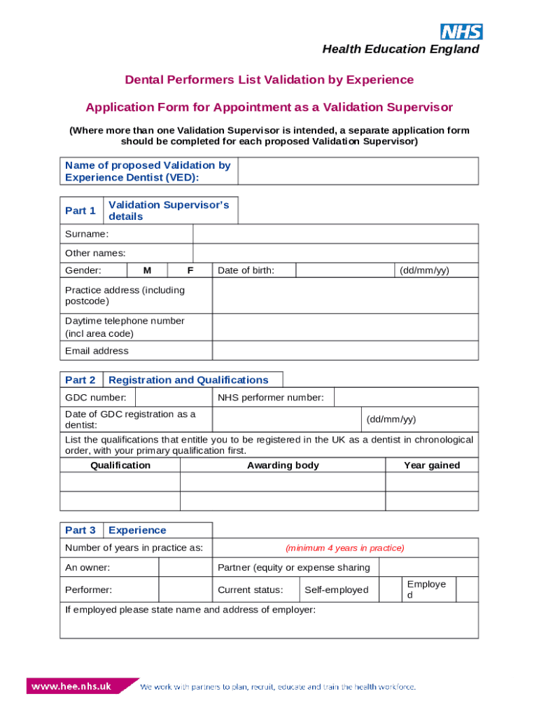 Dental Perers List Validation by Experience A Guide for ...