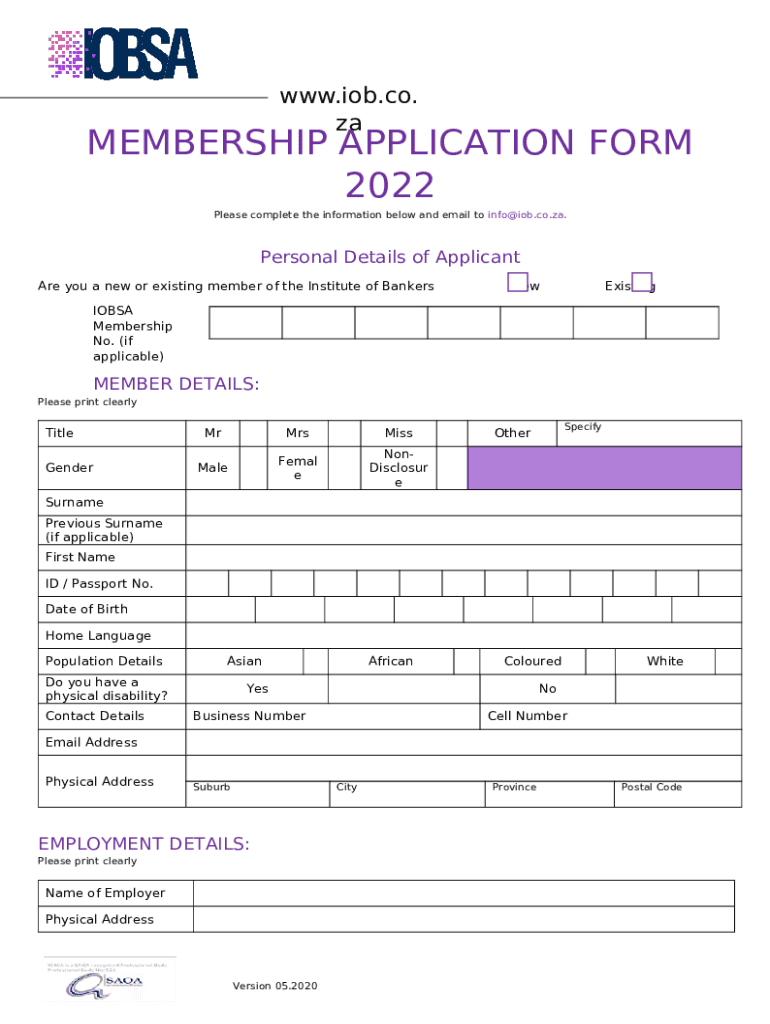 MEMBER APPLICATION SECTION 1 Doc Template | pdfFiller