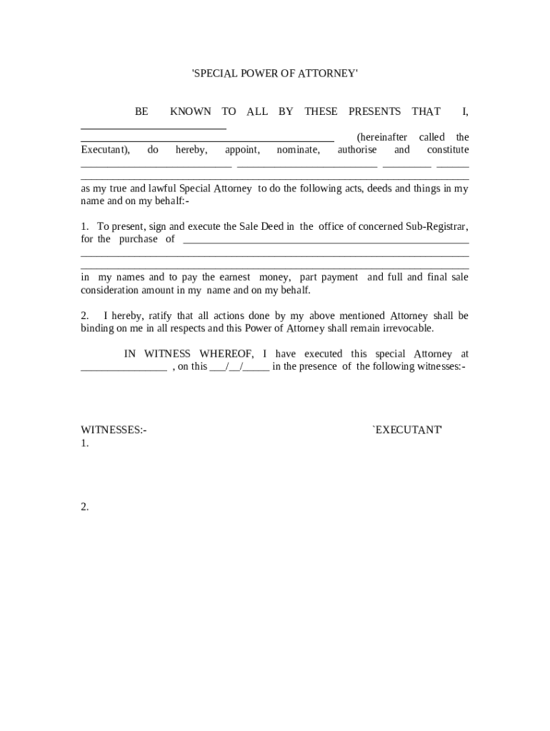 POWER OF ATTORNEY DEEDS AND ITS SAMPLES Doc Template | pdfFiller
