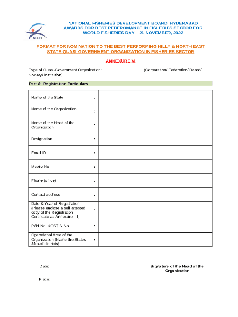 National level awards on the eve of World Fisheries Day - nfdb gov Doc ...