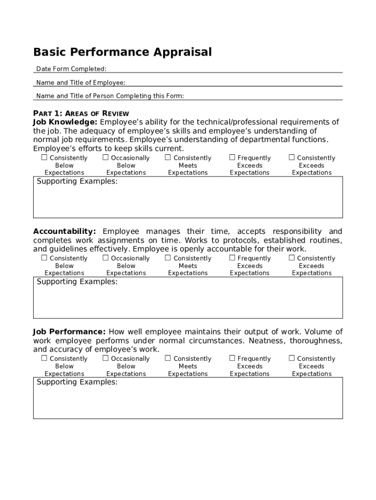 University SHRA Annual Perance Appraisal Doc Template | pdfFiller