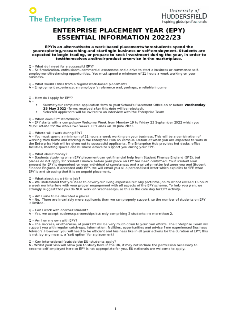 APPLICATION FOR ADMISSION TO THE HUDDERSFIELD BUSINESS GENERATOR (HBG ...