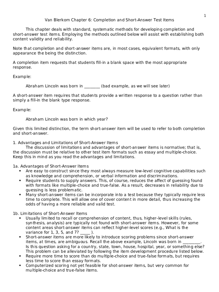 completion-and-short-answer-itemsmeasurement-and-statistic-doc-template