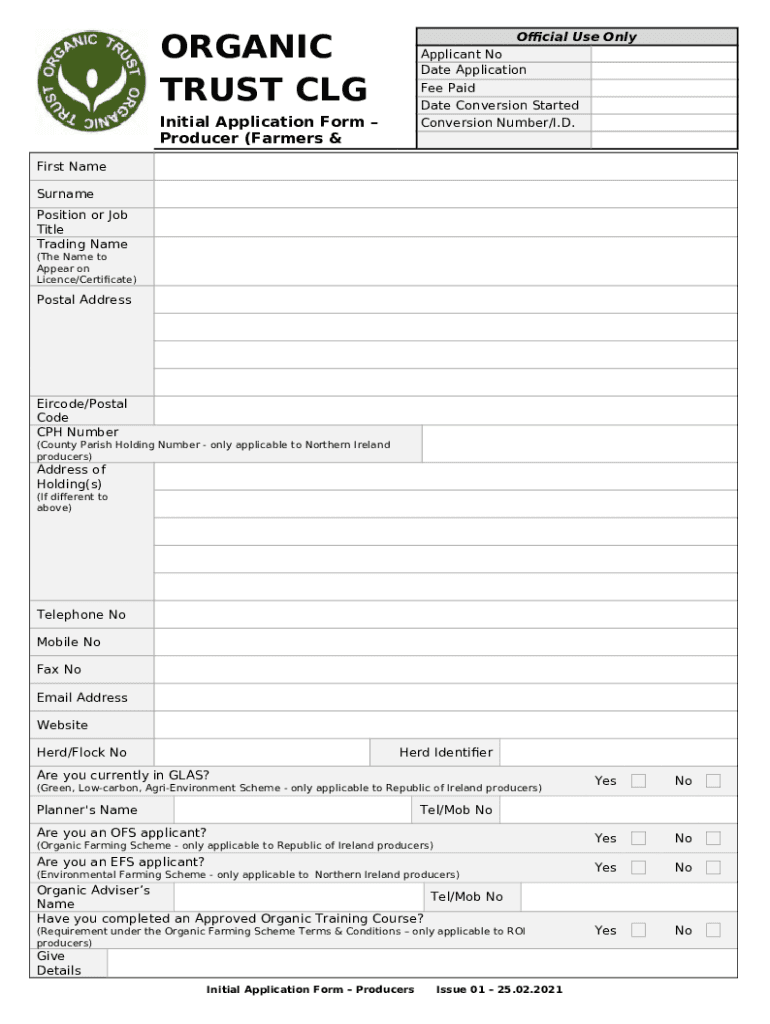 OT - Initial Application Doc Template | pdfFiller