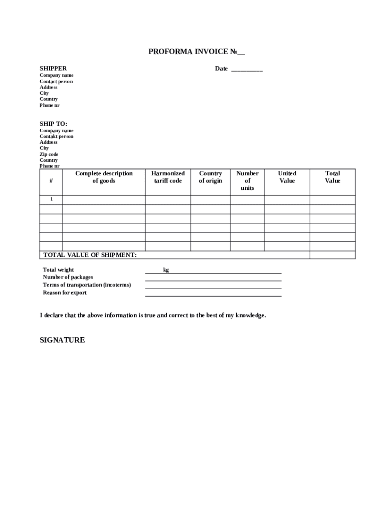 Proa Invoice: at, Benefits, and Drawbacks Doc Template | pdfFiller