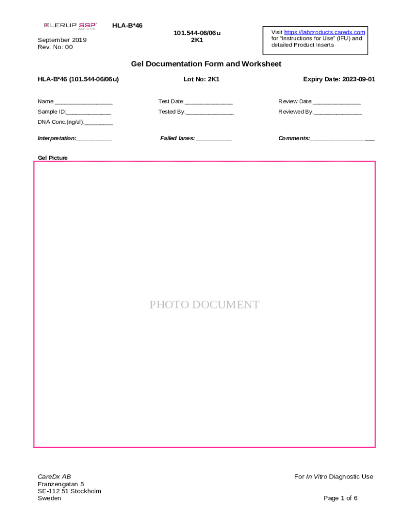 Gel Documentation SystemsThermo Fisher Scientific - US Doc Template | pdfFiller