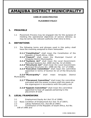 8. placement committee Doc Template | pdfFiller