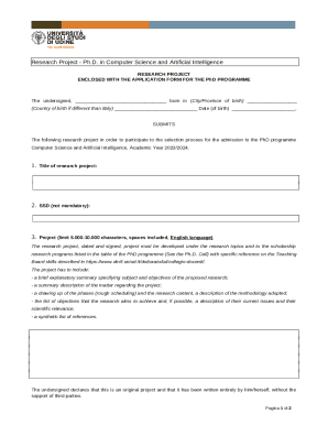 ANNEX B APPLICATION Doc Template | pdfFiller