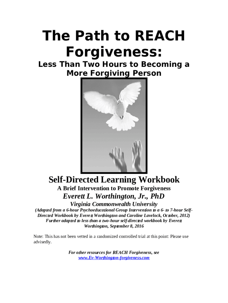 Amazon.com: Steps to REACH Forgiveness and to Reconcile Doc Template ...