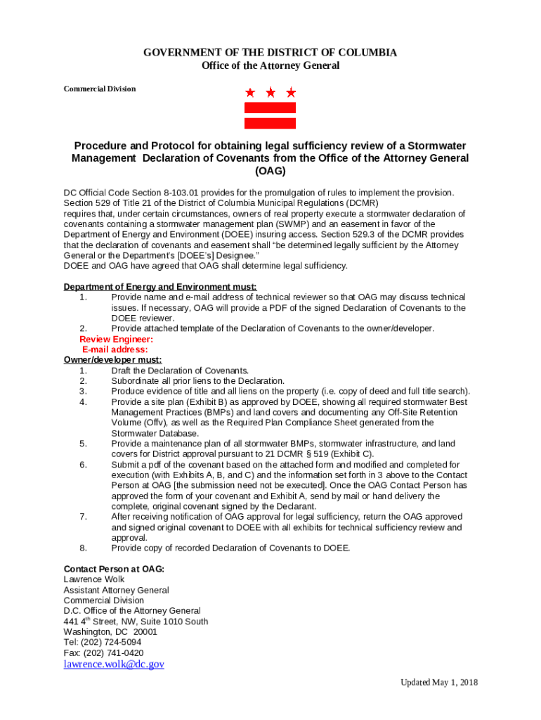 declaration of covenants for construction, inspection and Doc Template ...