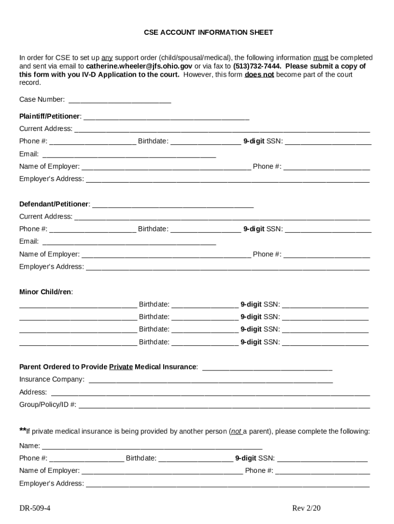 Medical Support Orders/NoticesJob and Family Services Doc Template ...