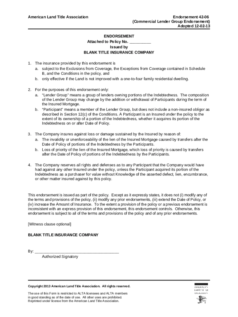 T-19, Restrictions, Encroachments, Minerals ... Doc Template | pdfFiller