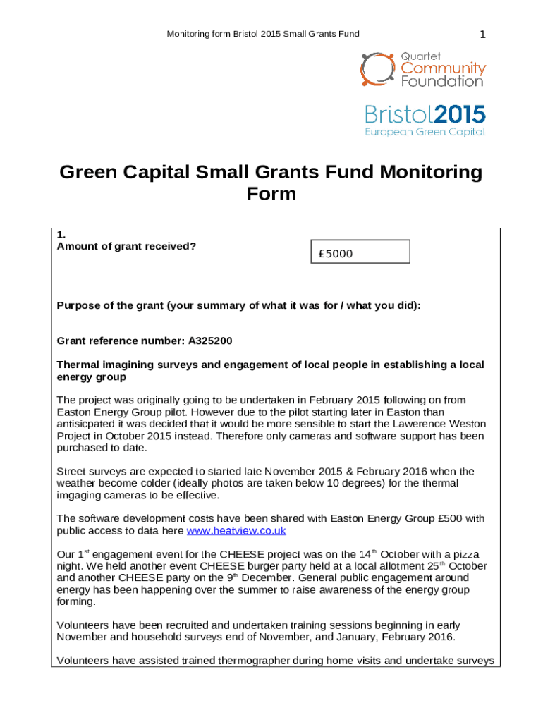 Childcare and Early Years capital programme: small grants ... Doc ...