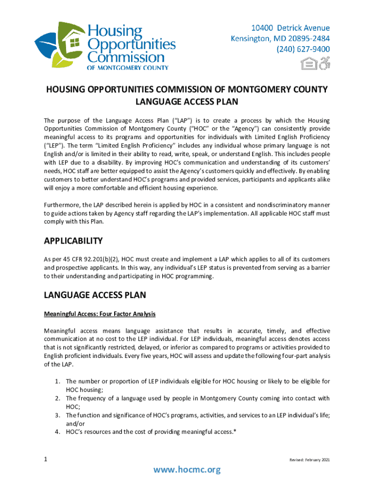 Fillable Online A Framework for Language Access Fax Email Print - pdfFiller