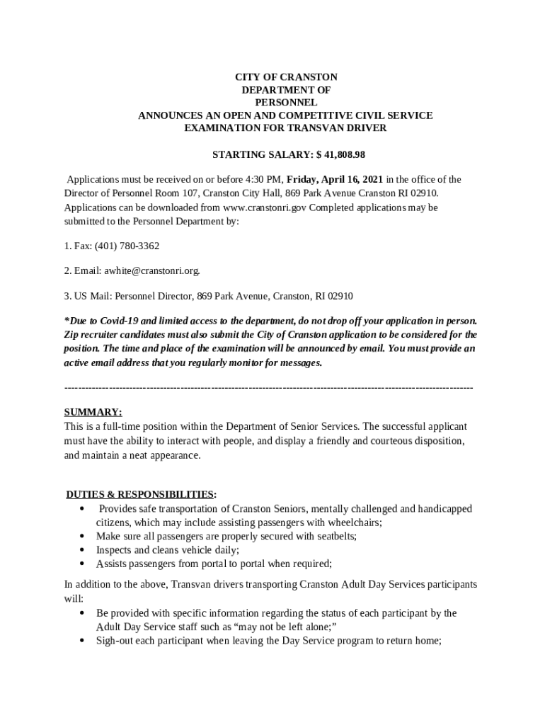 City of Cranston Zoning Certificate Doc Template | pdfFiller