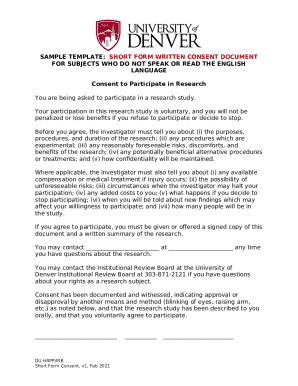 Short Consent Template Doc Template | pdfFiller