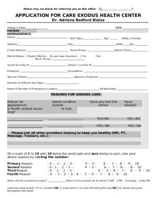 Dr Adriana Bedford Blaise - Clinic Director - Exodus Health ... Doc ...