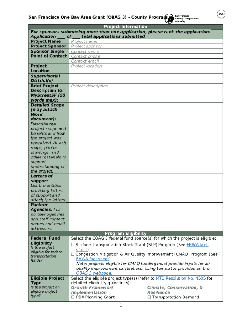 San Francisco Cycle 5 Lifeline Transportation Program ( ... Doc ...