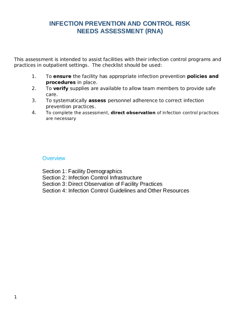 Outpatient Infection Prevention: A Practical Primer - PMC Doc Template | pdfFiller