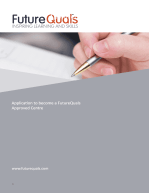 Future Centre Approval Application Doc Template | pdfFiller