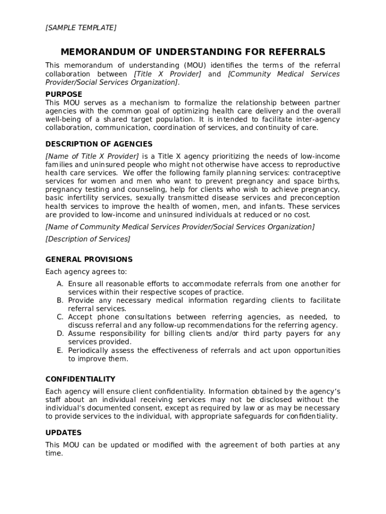 WCM-MOU-Template.pdf - DHCS Doc Template | pdfFiller