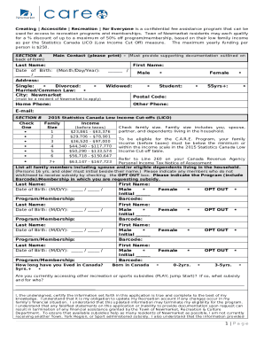 FAIR Access Application Doc Template | pdfFiller