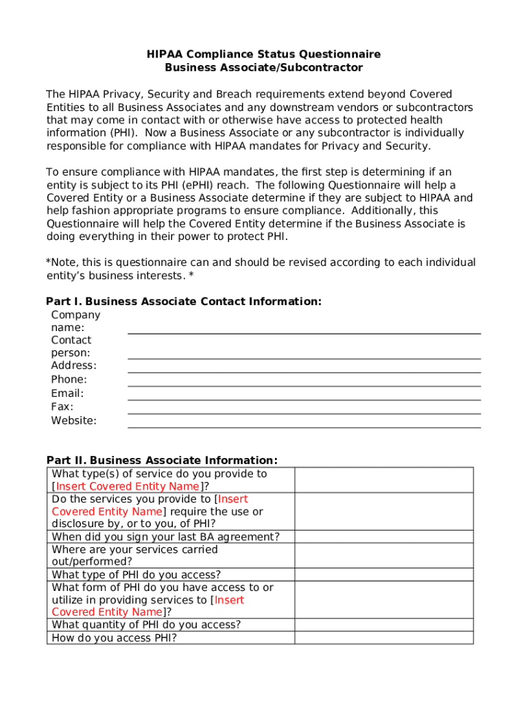 Guidance on HIPAA Covered Entities' Responsibility Doc Template | pdfFiller