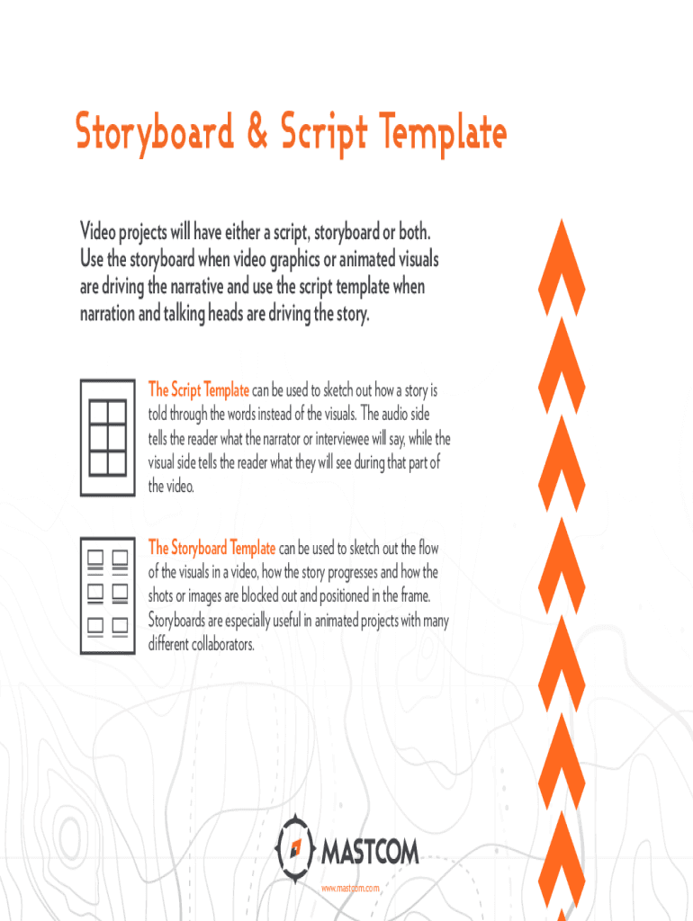 Fillable Online Free Storyboard Template & Examples Fax Email Print ...