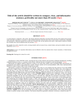 Dear Editor-in-Chief,: Covering LetterPDFData Analysis Doc Template | pdfFiller