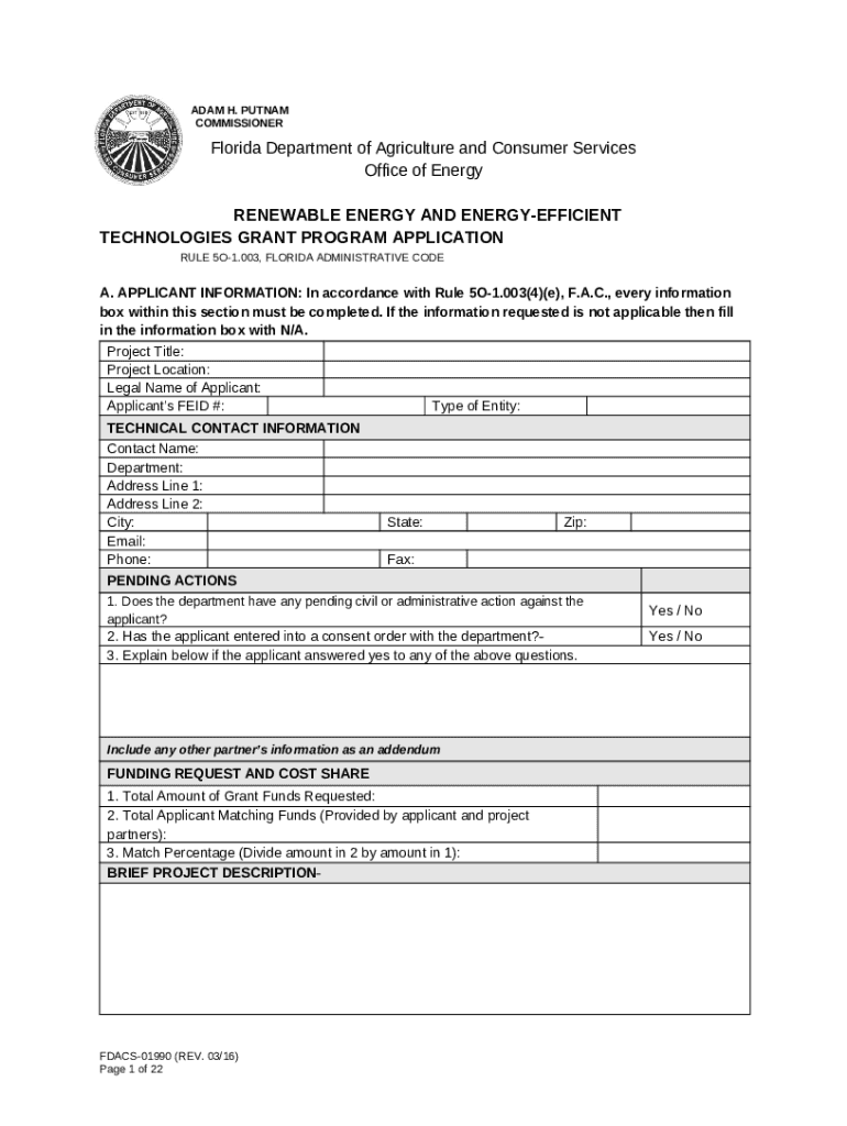 FLORIDA DEPARTMENT OP AGRICULTURE AND ... Doc Template | pdfFiller