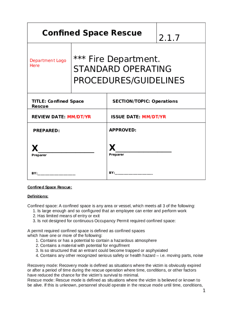 Permit Required Confined Space Standard as it relates to ... Doc ...