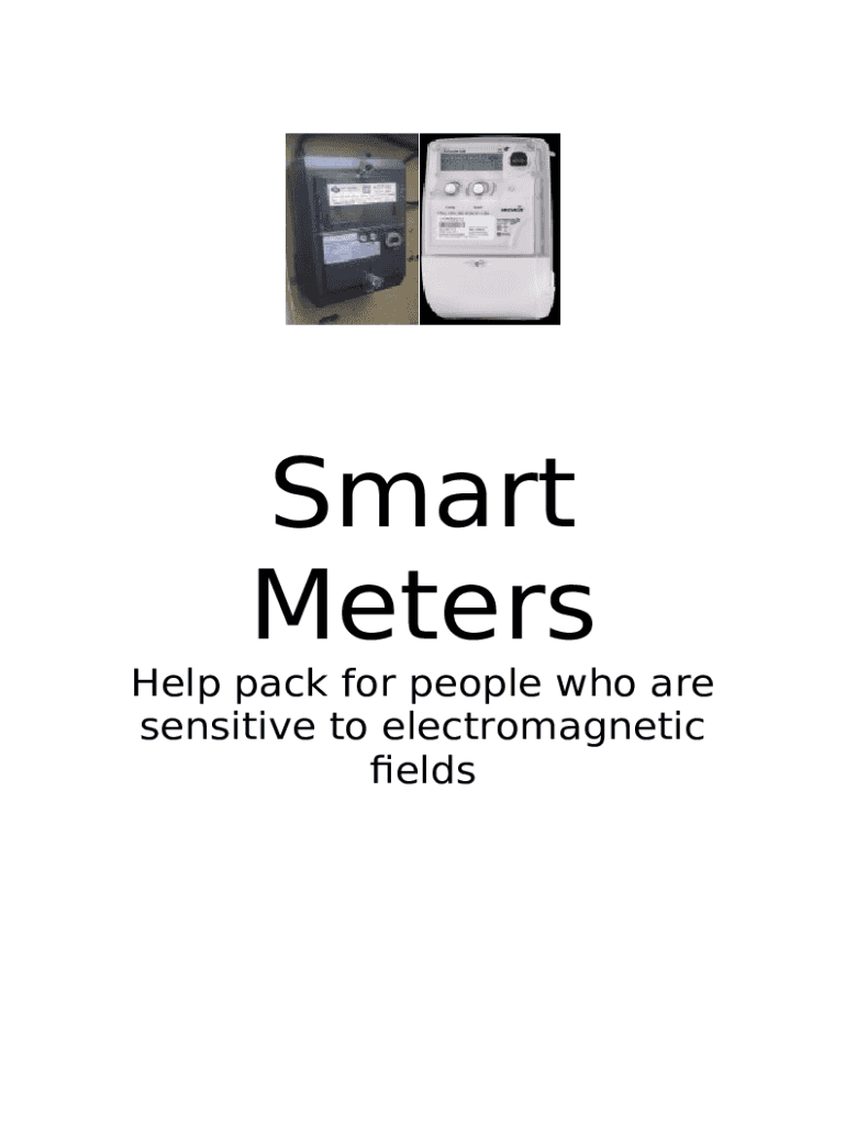 Smart meters Ination Victoria Doc Template | pdfFiller