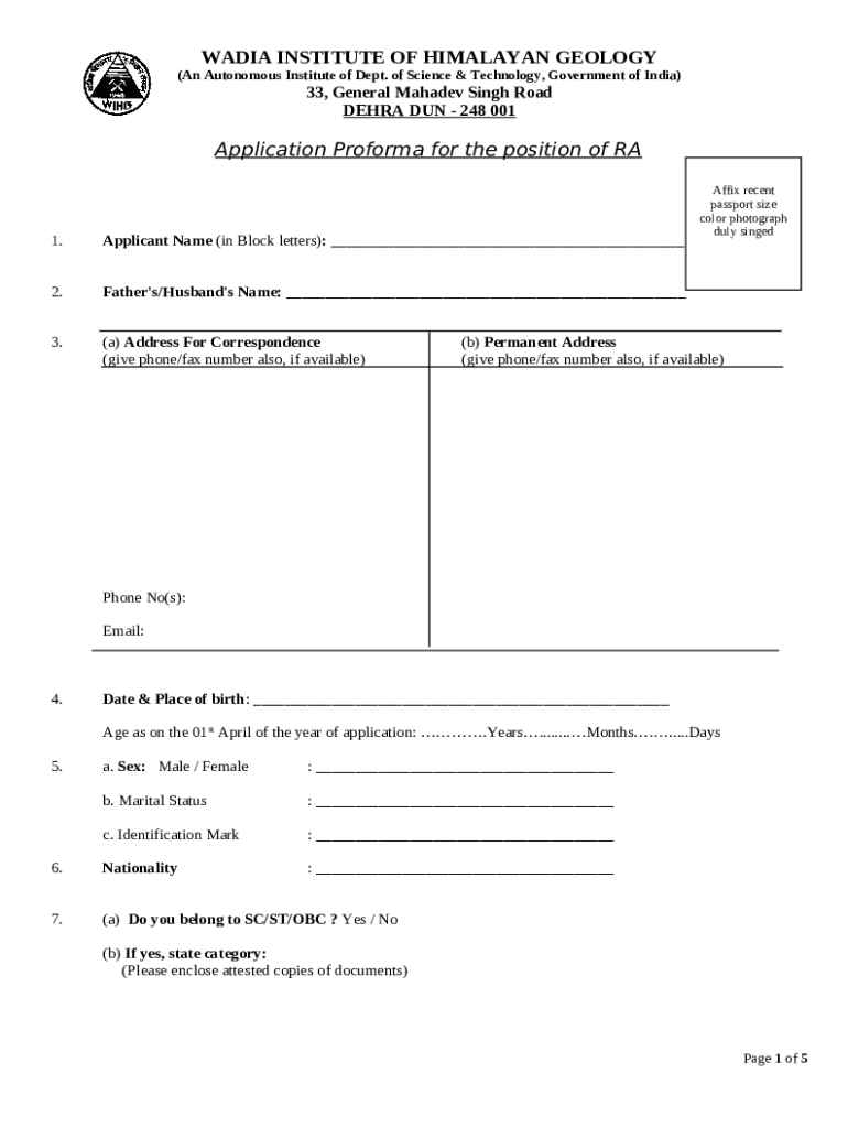 Department of Science and Technology, Government ... Doc Template ...