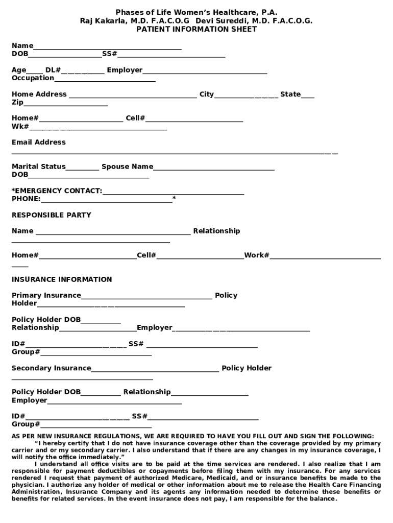 Dr. Raj Kakarla, MD, FACOGPhases Of Life Women's ... Doc Template ...