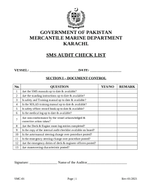 Guide All About Marine Safety Management Systems (SMS) Doc Template ...