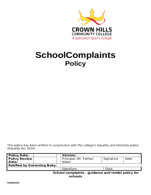 Equal Opportunities, Diversity and Inclusion Policy August ... Doc Template | pdfFiller