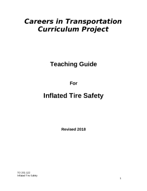 Inflated Tire Safety Doc Template | pdfFiller