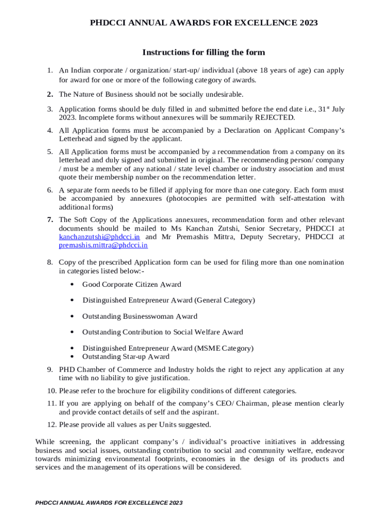 Download Common Nomination Doc Template | pdfFiller