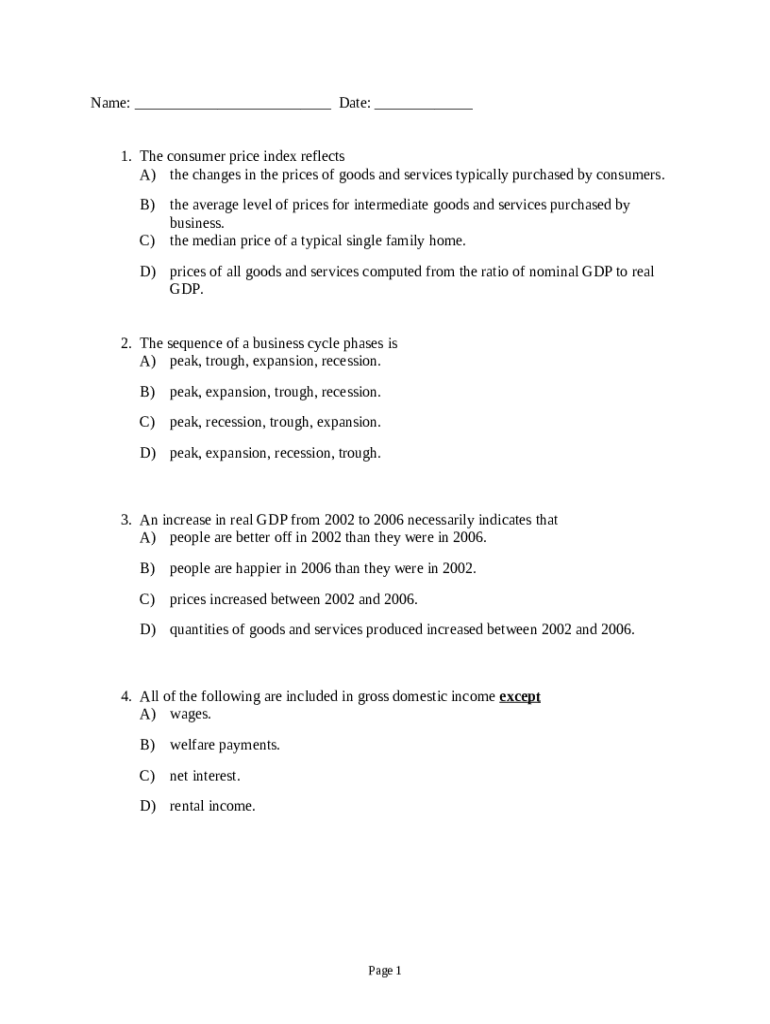 The consumer price index (CPI) reflects: a) the changes in ... Doc ...