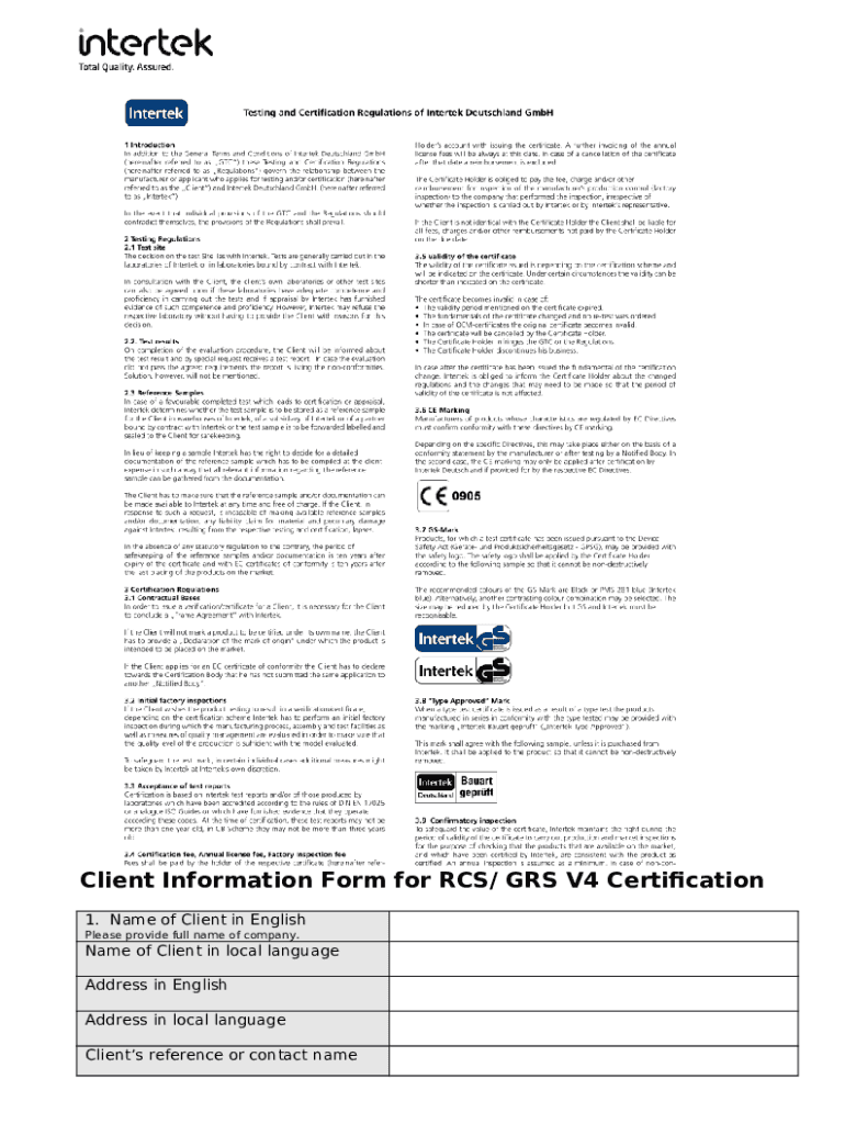 RCS/GRS Logo Use & Claims Guide Doc Template | pdfFiller