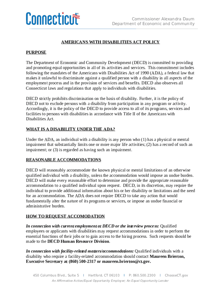 How the Americans with Disabilities Act continues to ... Doc Template ...