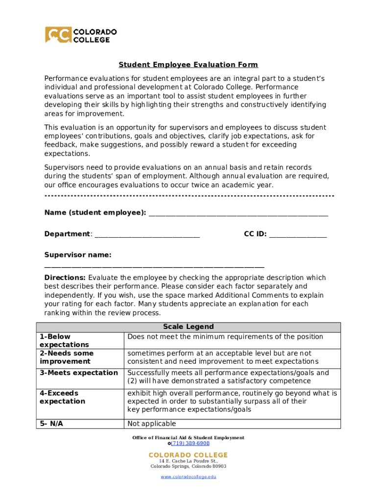 Perance Evaluation s Doc Template | pdfFiller