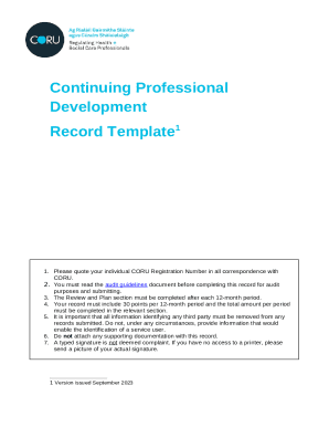 Continuing Professional Development Audit: Guidelines for ... Doc ...